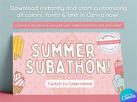 Pin On Twitch Subathon Templates