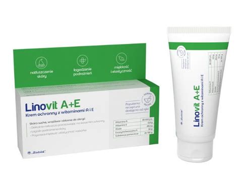 LINOVIT A E Dermatologiczny żel do mycia z witaminami A i E ulotka dawkowanie zastosowanie