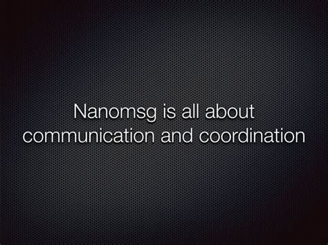 Nanomsg Scalable Networking Library PPT