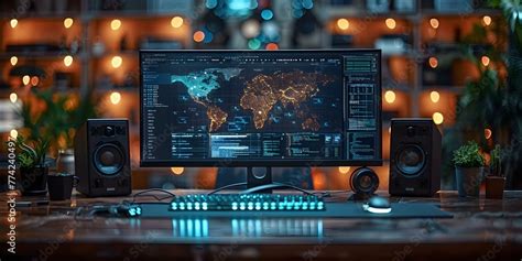 A Programmer Reviewing Code On A Computer In An It Office Concept Code