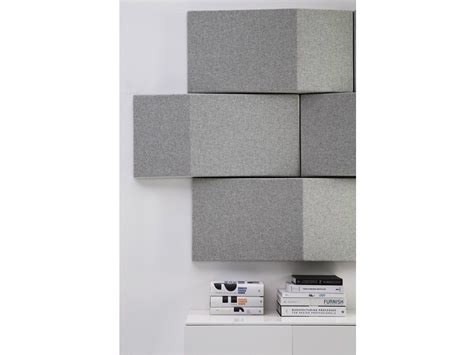 Fabric Decorative Acoustical Panels Triline Wall By Abstracta Design