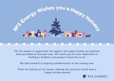 Rfs Energy Consulting On Linkedin Warm Holiday Wishes To You All From