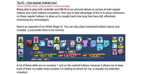 Playing Controller In Ffxiv Heavensward Guide R Ffxiv