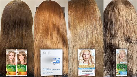Из шоколадного в русый | Кислотная смывка Estel Color Off | Loreal 01 ...