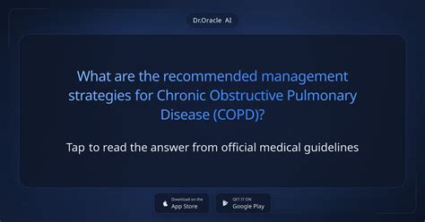 What Are The Recommended Management Strategies For Chronic Obstructive