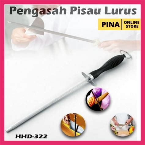 Jual Pengasah Pisau Asahan Kristal Pisau Panjang Pengasah Stick Koki