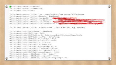 Extracting Twitter Data Using Apache Flume Ppt