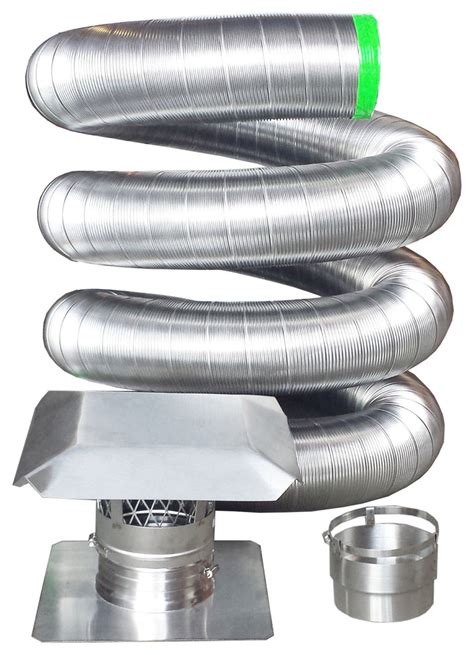 Rockflex Stainless Steel Flexible Chimney Flue Liner Insert Kit