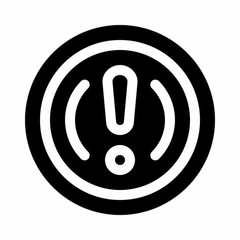 Alert Exclamation Mark Mandatory Danger Warning Sign Icon