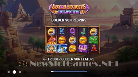 Luxor Secrets Hold N Win Gameart Slot Review And Demo Game