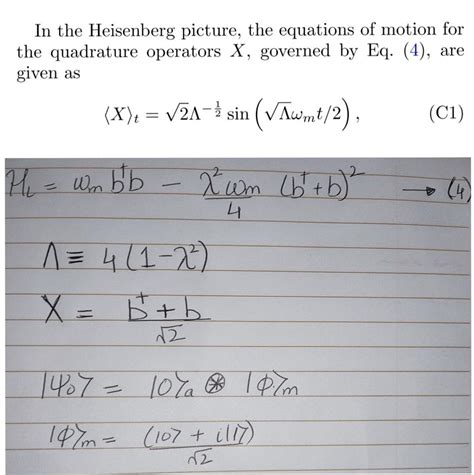 Solved Kindly Derive Eq C1 Using Eq 4 Show Each Chegg