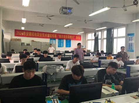 电气工程学院成功举办2024年“单片机仿真设计”赛项 安徽机电职业技术学院电气工程学院