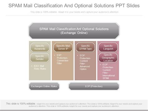 Pptx Spam Mail Classification And Optional Solutions Ppt Slides PowerPoint Slides Diagrams