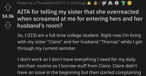 Woman Asks If Shes Wrong For Telling Her Sister That She Overreacted