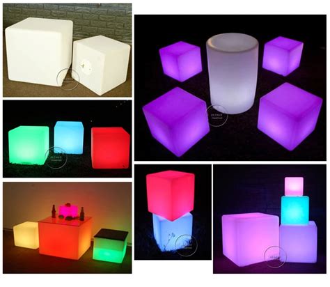 60cm Remote Control Led Cube Light Downlight Led Furniture Buy Led Battery Powered Cube Light