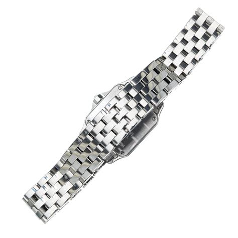 Cartier Stainless Steel Santos Demoiselle Ladies Wristwatch For Sale At