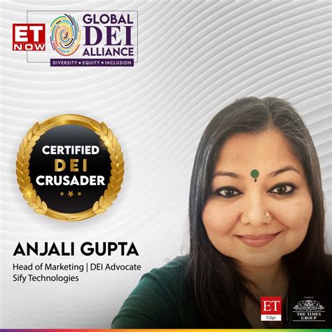 anjali gupta on linkedin dei inclusion diversity