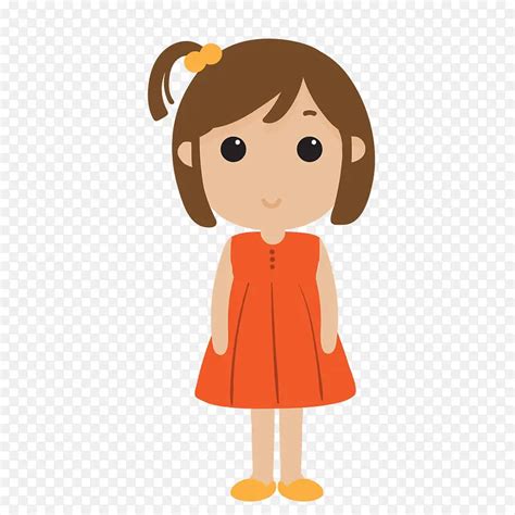 卡通红衣女孩矢量图png图片素材下载 图片编号qoologmq 免抠素材网