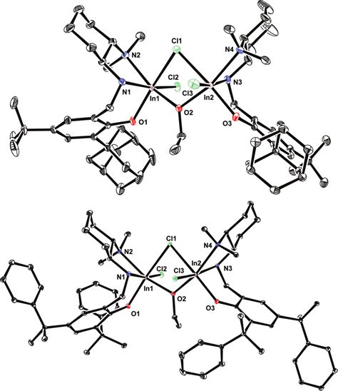 Solid State Molecular Structures Of Complexes ± 5 Top And ± 6