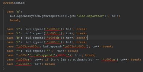 Json How To Let Javacc Not To Escape Chars When Generating Source
