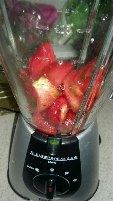 딸기와 토마토가 만났어요 생과일주스