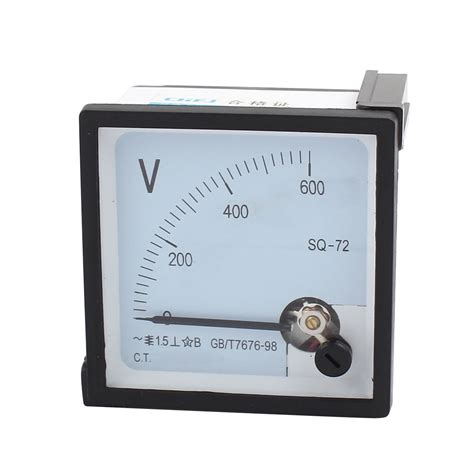 Sq Class V Screw Mounted Voltage Analog Panel Meter