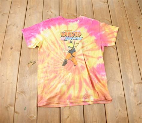 Vintage 2000s Naruto Shippuden Tye Dye T Shirt Etsy