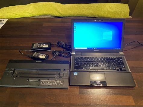 Toshiba Tecra R Laptop Gb SSD Gb Ram Memory Intel Core I Processor With Docking Station