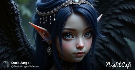 Whimsical Dark Angel Nyx Dark Angel Nyx In Bohemian Whimsy