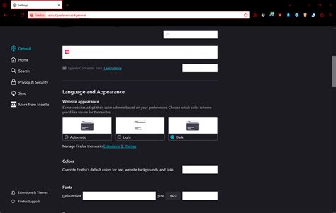 Dark Mode Leaving White Boxes R Firefox