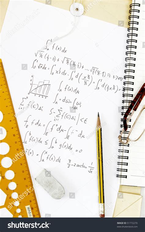 Integral Calculus Differential Calculus Calculation Concept Stock Photo