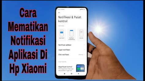 Cara Mematikan Notifikasi Aplikasi Di Hp Xiaomi YouTube
