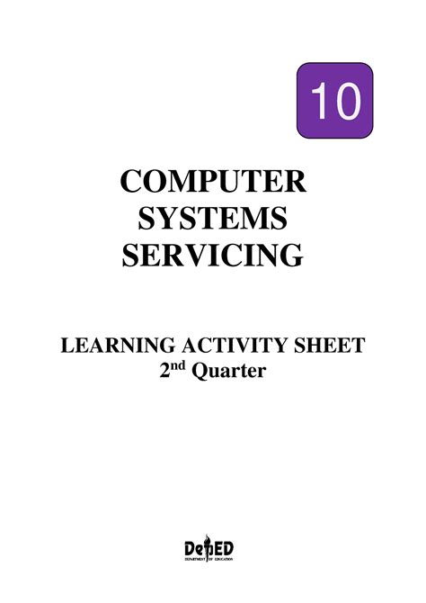 Computer Systems Servicing 2nd Quarter Revise Computer Systems