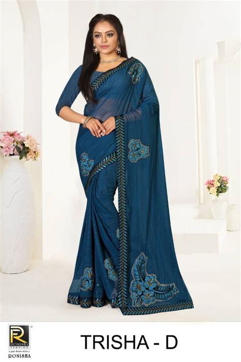 Ronisha Trisha Function Wear Wholesale Designer Saree Catalog The