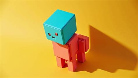Free Cubic Character Design Image Download At Stockcake