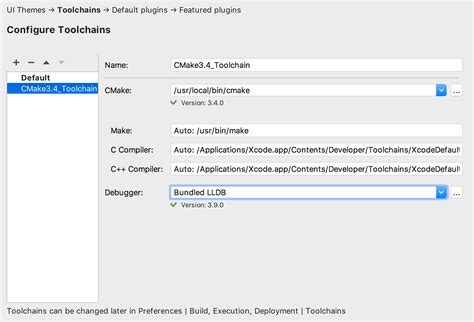 CLion 2017 3 EAP Toolchains On Welcome Wizard The CLion Blog