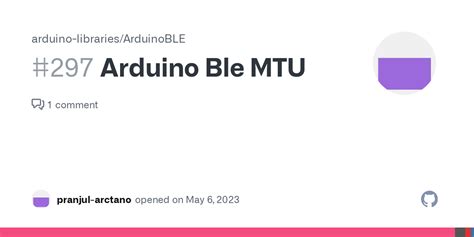 Arduino Ble Mtu · Issue 297 · Arduino Librariesarduinoble · Github