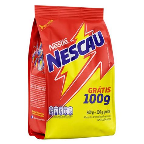 Achocolatado em Pó Nestlé Nescau Pacote 900g Grátis 100g Supermercado