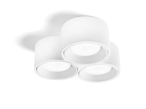 Nasso 3 Tonda Plaster Ceiling Lamp By Tecnico