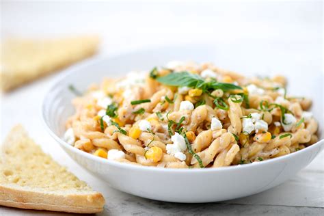 Goat Cheese And Sweet Corn Gemelli Recipe Home Chef