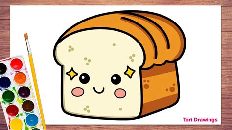 How To Draw Kawaii Bread