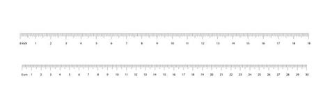 Imagen De Regla 30 Cm Medida Tool Graduación De La Regla Rejilla 30