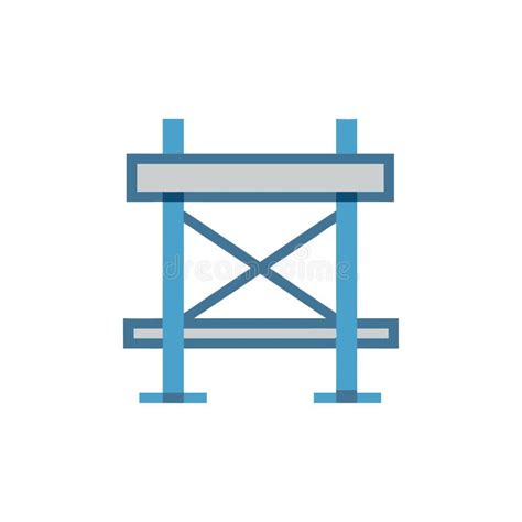 Support Base Scaffolding Design Icon Stock Illustration Illustration Support Base Scaffolding Design Icon Stock Illustration Illustration