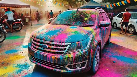 Holi 2025 How To Clean Car And Bike At Home After Holi Car Wash Amar