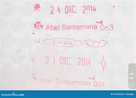 Cuban Stamp In Us Passport At Tracy Swiderski Blog