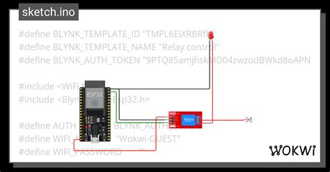 Esp32 Blynk Relay Wokwi Esp32 Stm32 Arduino Simulator