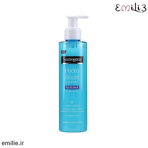 ژل شیر پاک کن آرایش صورت نیتروژینا مدل هیدروبوست 200میل