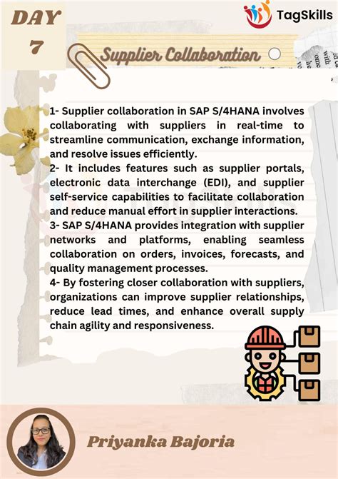 Learn About Supplier Collaboration In Sap Priyanka Bajoria Posted On The Topic Linkedin