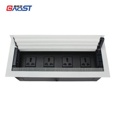 Universal Double Flip Up Socket Phone Computer Charger Socket