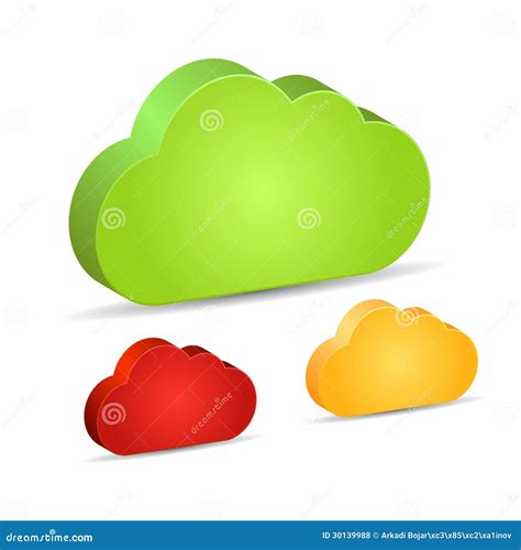 Cloud Shapes Collection Cloud Icons For Cloud Computing Web And App Simplus Series Vector